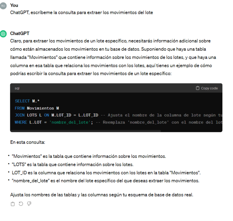 Cómo usar ChatGPT para realizar consultas SQL | Computing